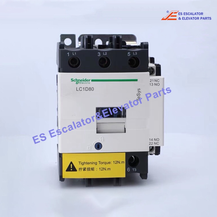 LC1D80_ Escalator Parts LC1D80 Contactor Use For Schneider