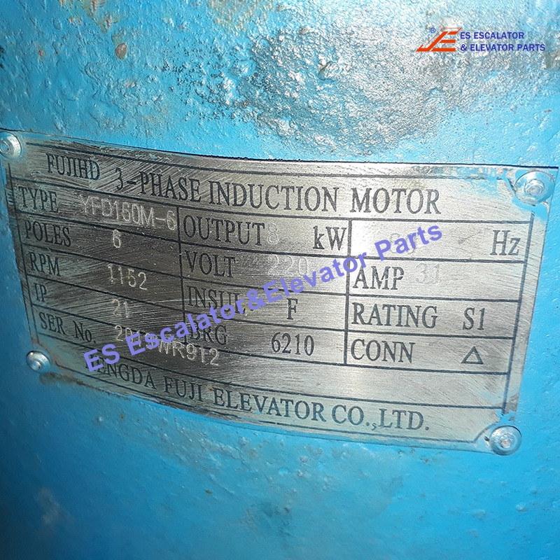 YFD160M-6_ YFD160M-6 Escalator Traction Machine Motor Use For Fujitec